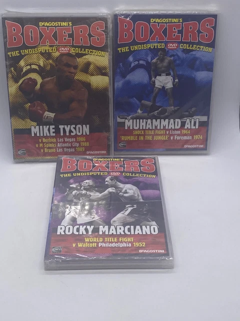 DEAGOSTINI'S BOXERS THE Undisputed DVD Collection - Bundle of 3 DVDs ...