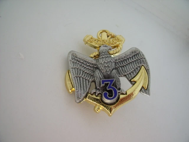 INSIGNE MILITAIRE 3 eme REGIMENT D'INFANTERIE DE MARINE ARTHUS BERTRAND ATLAS EUR 5,90 - PicClick FR