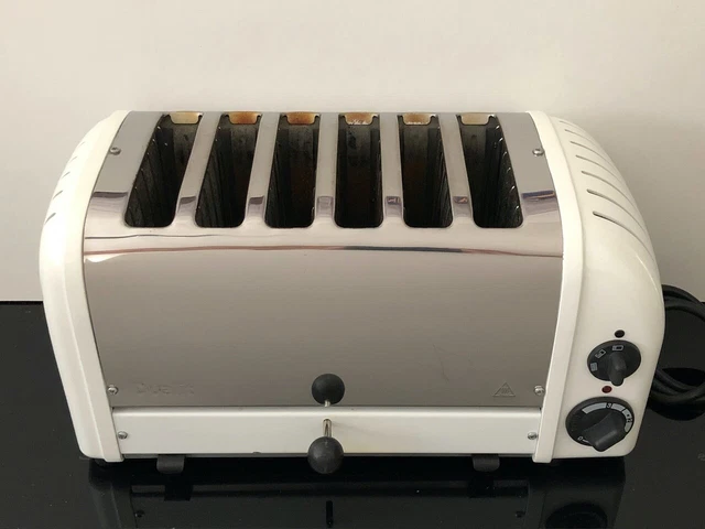 DUALIT 6 SLICE Toaster - White - Repair/Parts £49.99 - PicClick UK