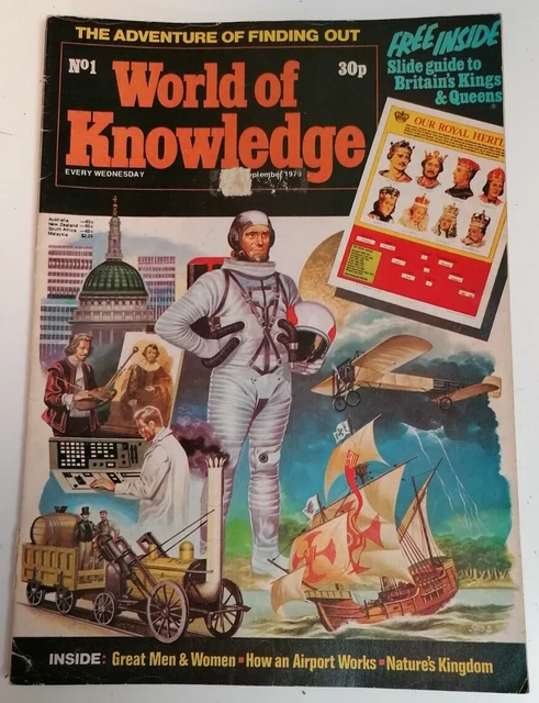 MAGAZINE - VINTAGE World Of Knowledge Magazine #1 Sep 1979 Nature's ...