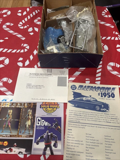 HORIZON MODEL BATMOBILE Of 1950 In Original Box Incomplete $41.19 ...