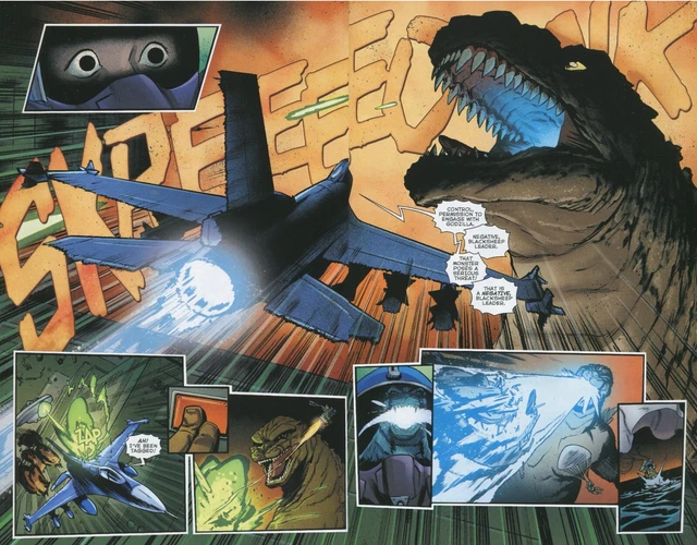 GODZILLA RIVALS VS King Ghidorah Comic IDW Kaiju Gojira King of the ...
