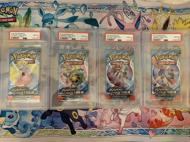 2025 POKEMON JOURNEY Together Sequential Art Set Booster Packs PSA 10 ...