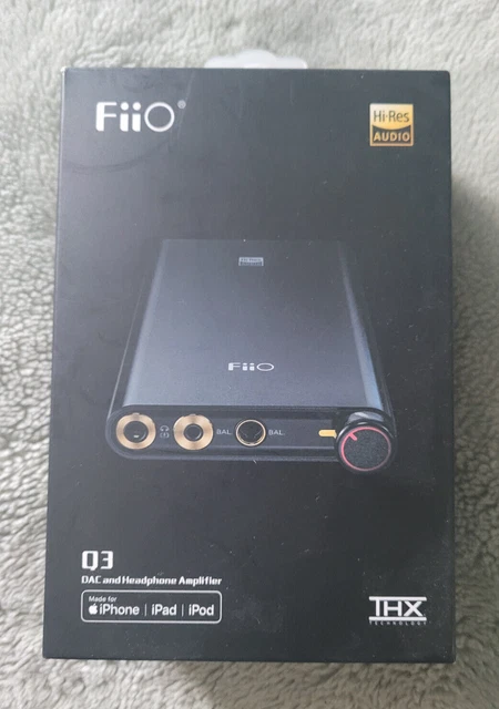 FIIO Q3 HEADPHONE Amplifier High Resolution Portable DAC and Amplifier ...