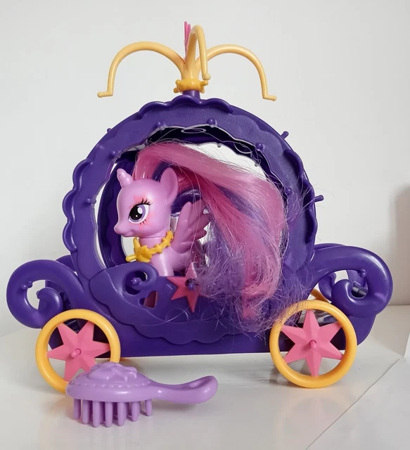MY LITTLE PONY princess twilight sparkle and purple carriage star ...