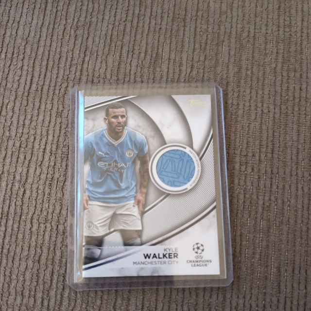 CARTE RELIQUE KYLE Walker Superstar 2023-24 Topps UEFA Club Competition ...