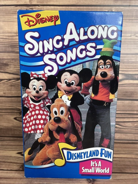 Disney S Sing Along Songs Disneyland Fun Its A Small World Vhs