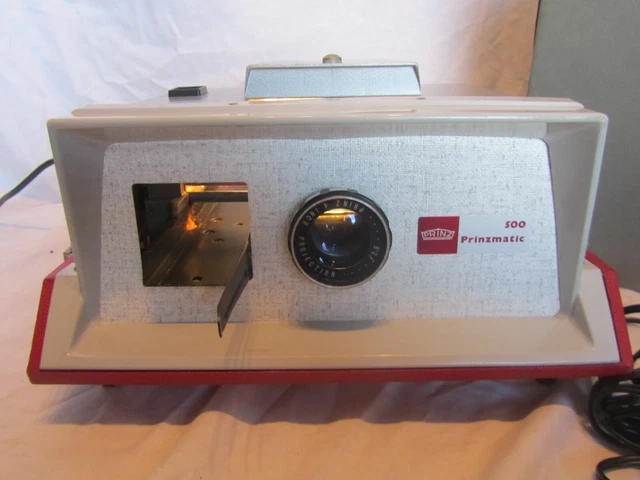 VINTAGE PRINZ 500 Prinzmatic Slide Projector With Controller £24.99 ...