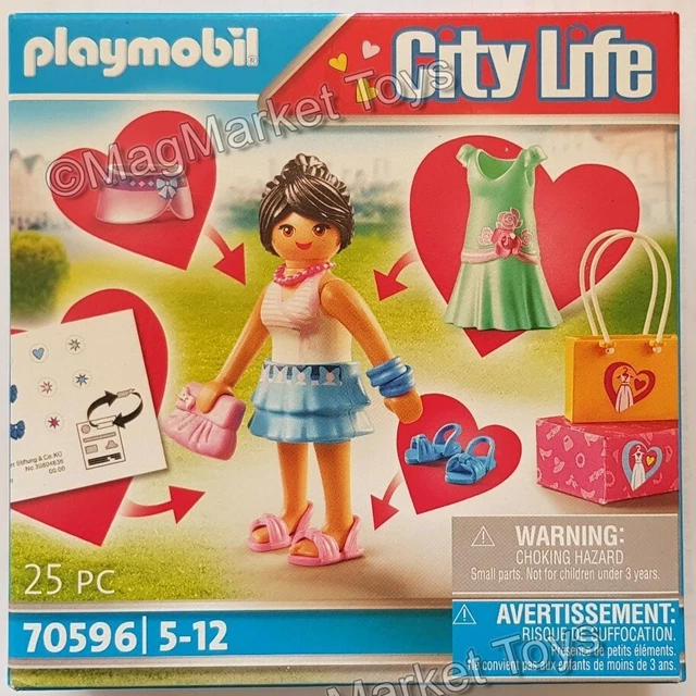 PLAYMOBIL 70596 · City Life · Fashion Shopping Trip · Brand New In ...