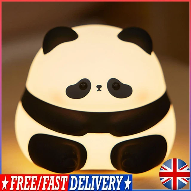 DIMMABLE LED SQUISHY Panda Lamp Cartoon Touch Sensor Night Lamp USB ...