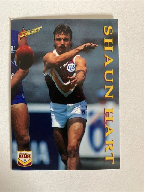 AFL 1995 SELECT Brisbane Lions - Shaun Hart Card No.376 of 450 EUR 10 ...