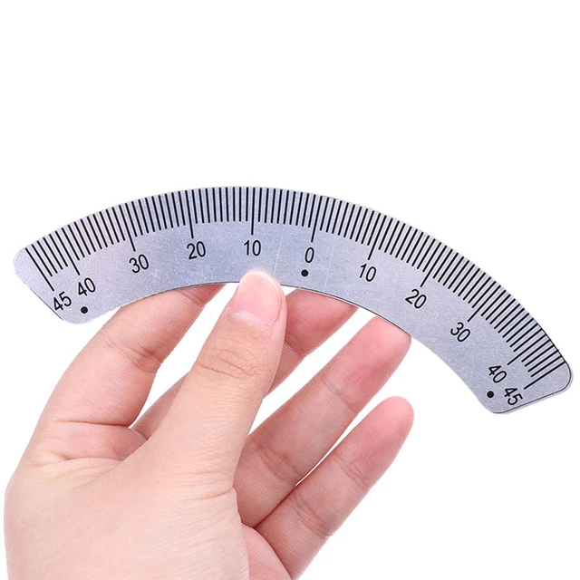 MILLING MACHINE PROTRACTOR Scale Ruler Measuring Gauging Tool,45 Degree ...