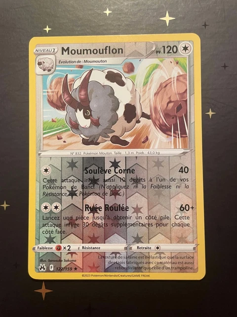 CARTE POKÉMON RARE Reverse Moumouflon 122/159 VF NEUF EUR 1,30 - PicClick FR