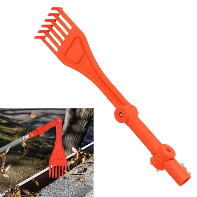 ROTATING HANDLE GUTTER Cleaning Tool for Easy Leaf and Debris Removal ...