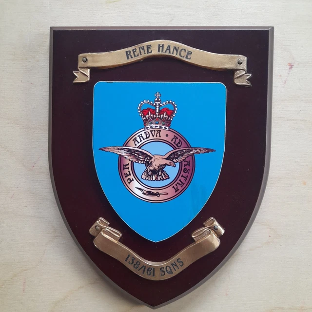 ROYAL AIR FORCE RAF Military Shield Wall Plaque £14.99 - PicClick UK