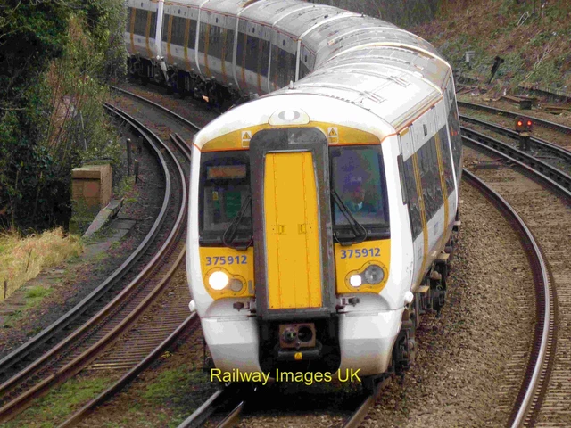 RAILWAY PHOTO - 375912 and unknown and 375 922 Class 375 £2.00 ...