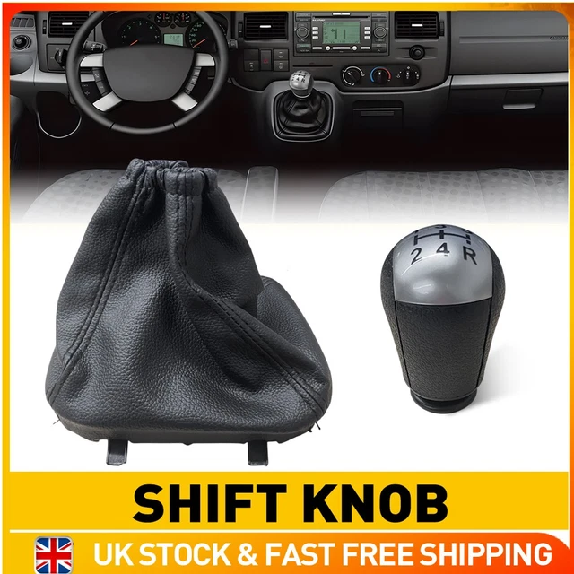 FOR FORD TRANSIT Van MK7 06-14 Stick Cover Gaito Boot Leather Gear ...