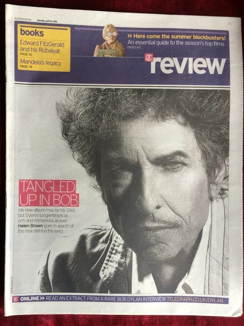 RARE REVIEW MAGAZINE 18-April-2009 BOB DYLAN Ben Affleck Rupert Goold ...