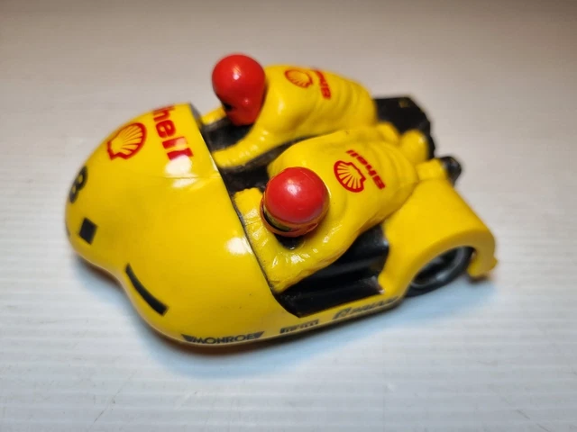 SCALEXTRIC SHELL OIL Motorcycle Sidecar C281-2 Vintage 1:32 Slot Car ...