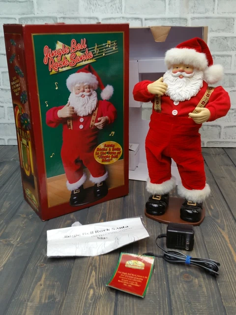 JINGLE BELL ROCK Santa Claus Animated Dancing Musical 1998 with BOX **READ INFO* £37.74 ...