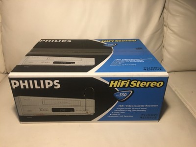 PHILIPS VR-550 VHS Video Recorder 6-Head New in Original Box NEW 2 Year Warranty £435.29 ...