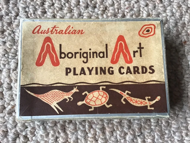VINTAGE AUSTRALIAN ABORIGINAL Art Hudson Industries Pty Ltd Playing ...