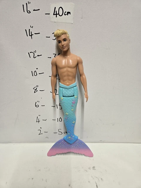 MATTEL BARBIE DREAMTOPIA - KEN RARE MERMAN MERMAID DOLL Blue Fin £20.00 ...