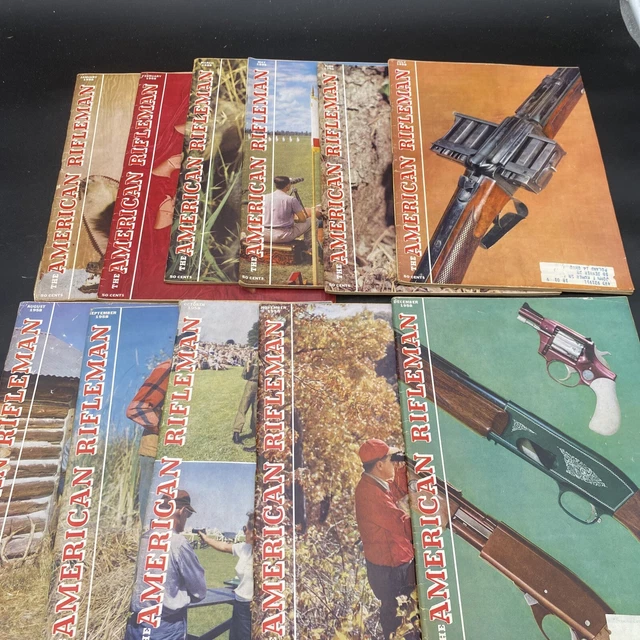 THE AMERICAN RIFLEMAN Magazines Collection Lot Of 11 Jan-Mar, May-Dec ...