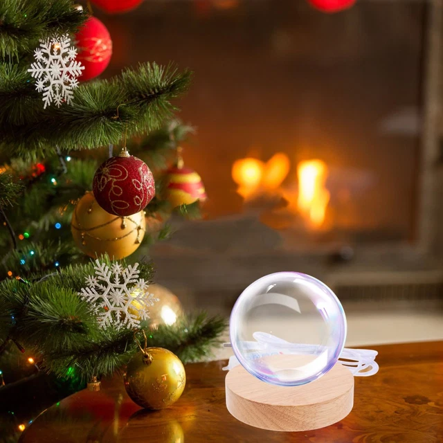 LED BASE LIGHT Model Stand Round Gazing Ball Electric Lamp Display £12. ...