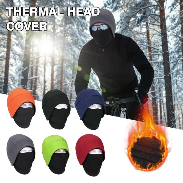 WARM AND COLD-PROOF Hat Insulated Hats for Men Cycling Windproof ...