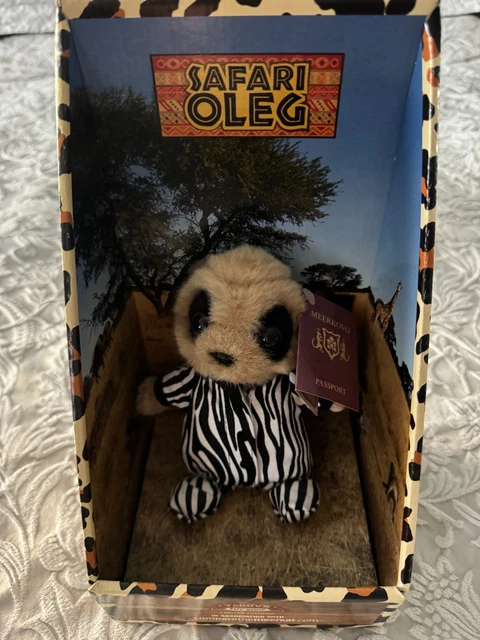 COMPARE THE MEERKAT Safari Oleg limited edition toy in Box certificate ...