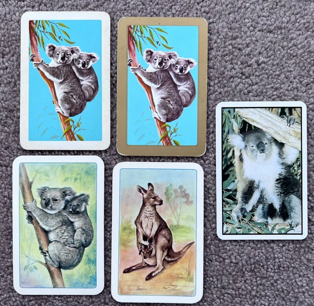 SWAP PLAYING CARDS Australian animals kangaroo koala $5.00 - PicClick AU