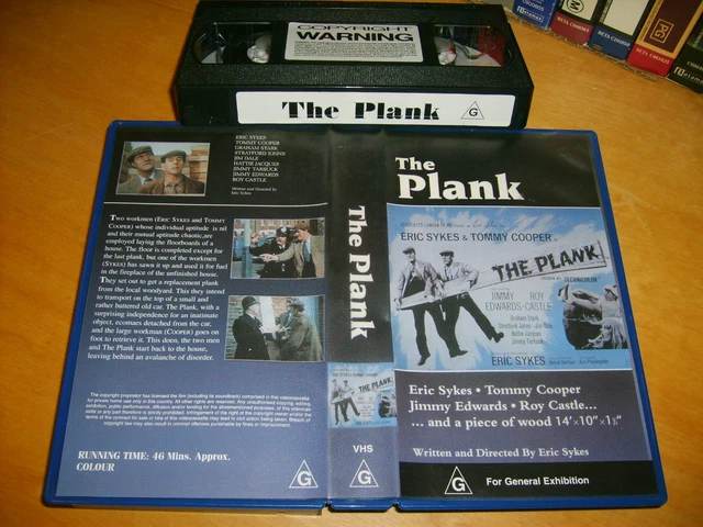 THE PLANK (1967) - Rare 1990's UK VHS Re-Issue Original Eric Sykes Cult ...