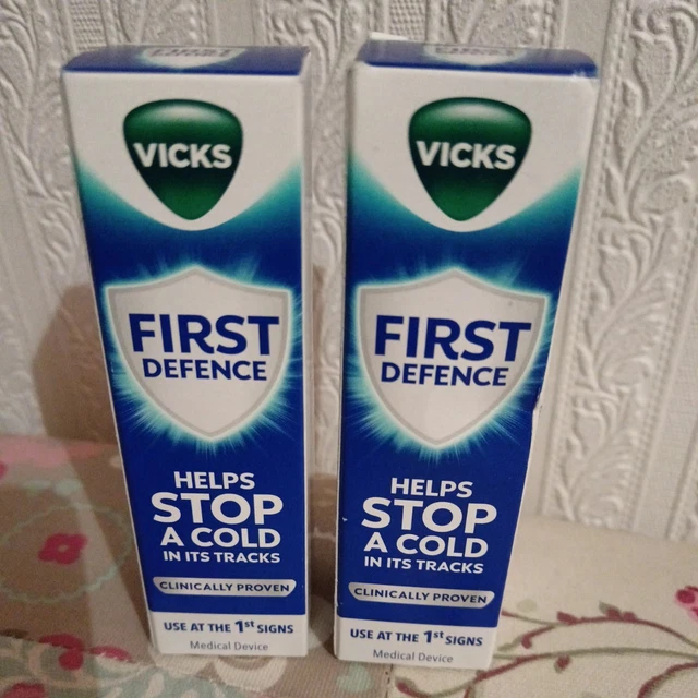 2X VICKS FIRST Defence Nasal Spray 15ml Each brand new bundle £5.42 ...