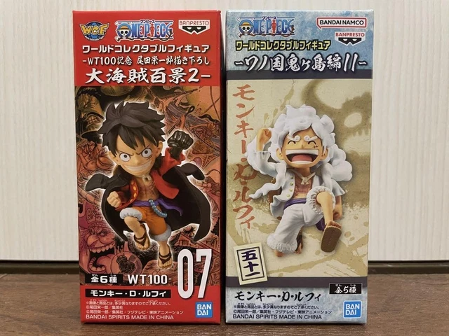 FIGURINE DE COLLECTION One Piece World WCF 100 vues 2 WT100 Luffy Nika ...