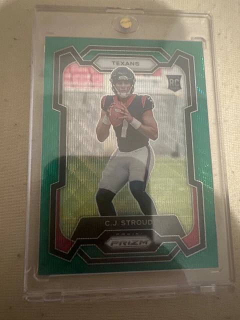 2023 PANINI PRIZM CJ Stroud Green Prizm Rookie Card RC #339 Houston Texans $214.65 - PicClick CA