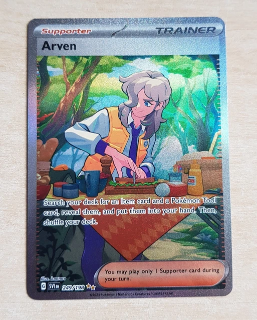TRAINER ARVEN 249/198 Pokemon Card - SV1EN Scarlet & Violet 2023 EUR 14 ...