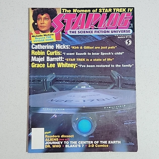 STARLOG - VINTAGE Sci-Fi Magazine March 1987 Vol.10 No.116 STAR TREK ...