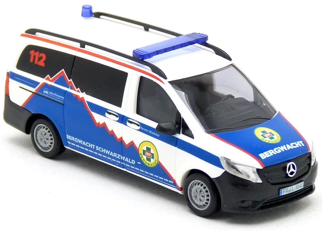 BUSCH 51100-185 MB Mercedes Benz Vito Bergwacht Waldshut Schwarzwald 1: ...