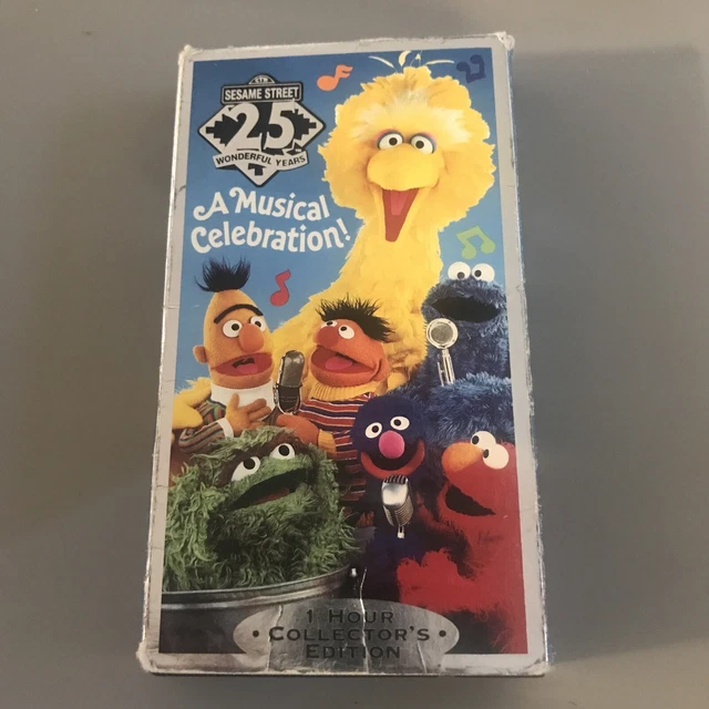 SESAME STREET 25TH Birthday A Musical Celebration VHS 1993 Collector's ...