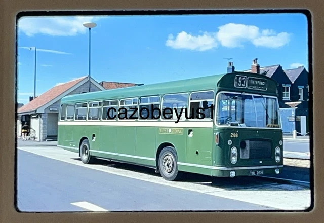 ORIGINAL 35MM BUS SLIDE Reg # THL261H PONTEFRACT Dated 1974 (12) EUR 3,50 - PicClick IT