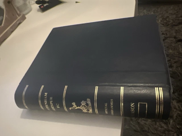 TOTTENHAM HOTSPUR BINDER And Programmes 1987/88 £15.00 - PicClick UK