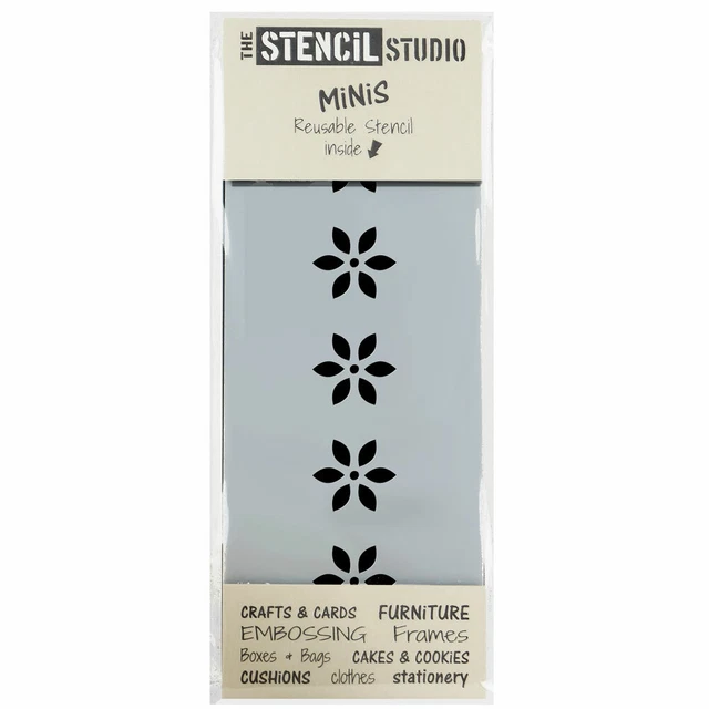 SCHABLONE MINIS - Nordic Scandi Unterrand Stencil - für Basteln ...