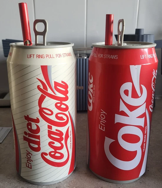 COCA-COLA STRAW DISPENSERS 1980s Vintage $50.00 - PicClick AU