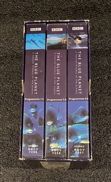 BBC THE BLUE Planet VHS Video Tape Box Set David Attenborough £16.31 ...