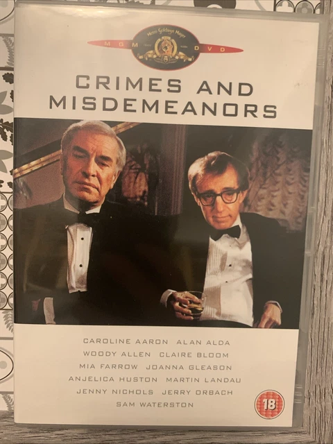 CRIMES AND MISDEMEANORS DVD 1989 Mia Farrow, Alan Alda, DIR Woody Allen ...