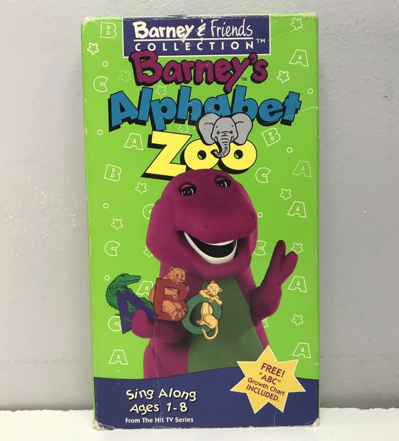 BARNEY & FRIENDS Collection Alphabet Zoo VHS Video Tape Sing-Along ...