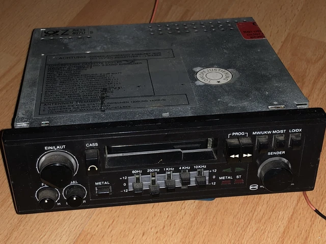 RADIO AUTORADIO CASSETTE Youngtimer voiture de collection Weconic QX ...