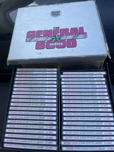 SOUND IDEAS THE General 6000 Series Sound Effects Library 39 CD's CD 6001-6039 $119.04 - PicClick AU