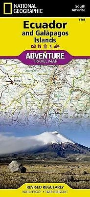 ECUADOR AND GALAPAGOS Islands Map: Travel Maps International Adventure ...